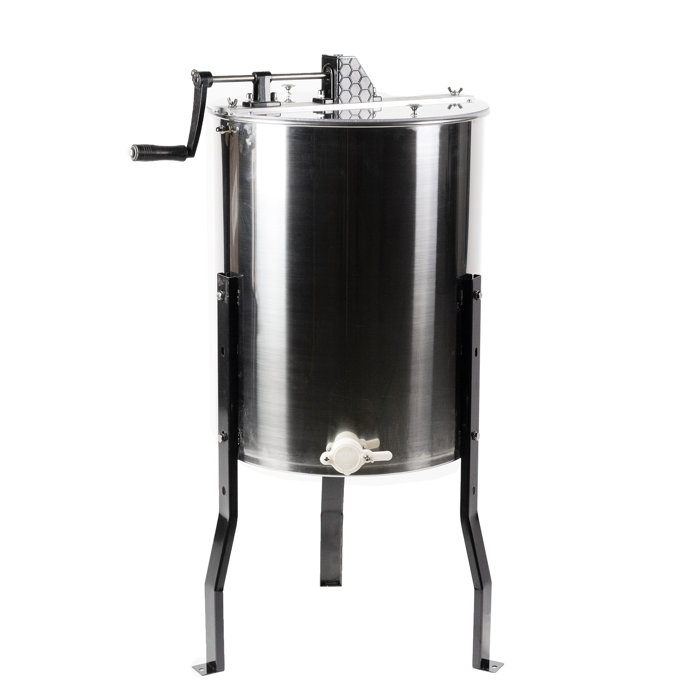 VIvo 4 To 8 Frame Stainless Steel Honey Extractor Wayfair VIvo 4 To 8 Frame Stainless Steel Honey Extractor Wayfair